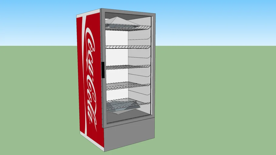 Coca cola cooler showcase | 3D Warehouse