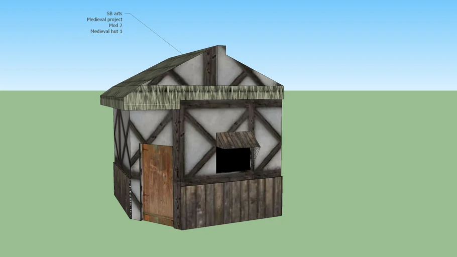 Medieval hut 1 | 3D Warehouse