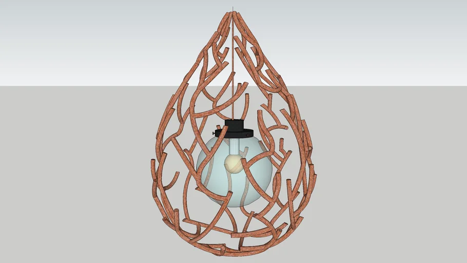 water drop lamp sculpture | 3D Warehouse