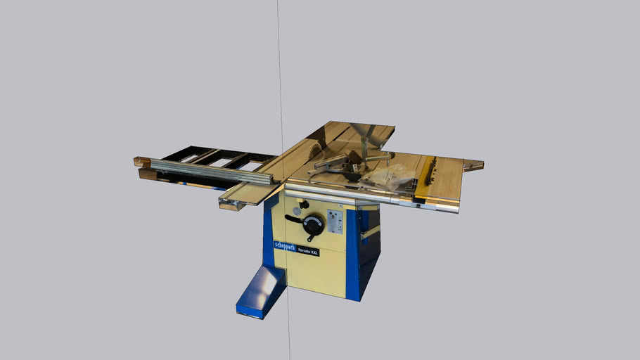 Scheppach Forsato XXL - Formatkreissaege | 3D Warehouse