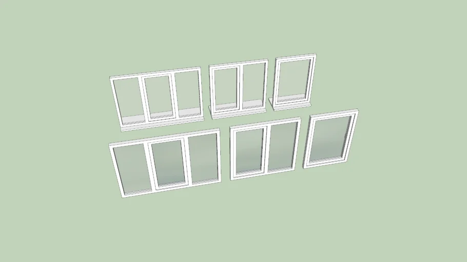 plastic windows (пластиковые окна) | 3D Warehouse