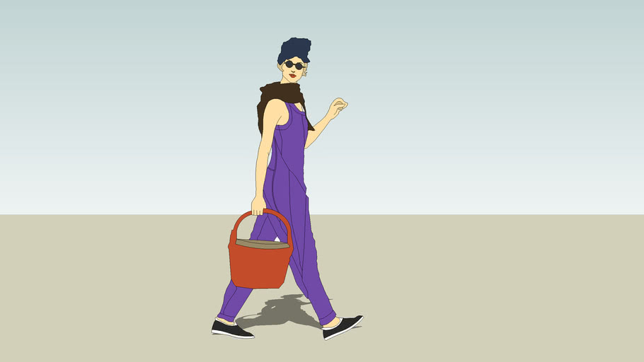 2D woman | 3D Warehouse