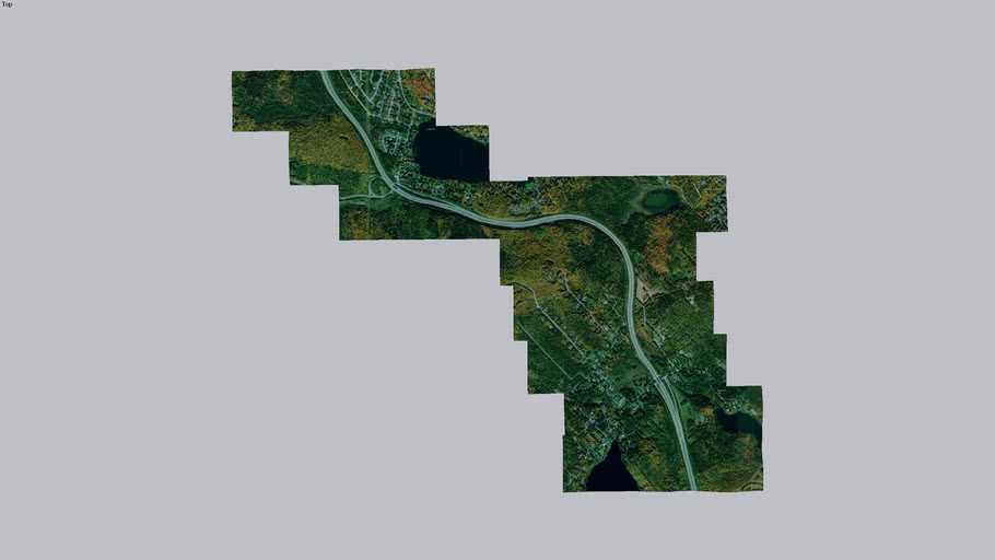 Route 117 Sud For Map Saint-Agathe.skp | 3D Warehouse