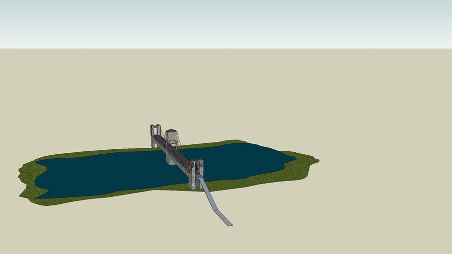 suspension bridge | 3D Warehouse