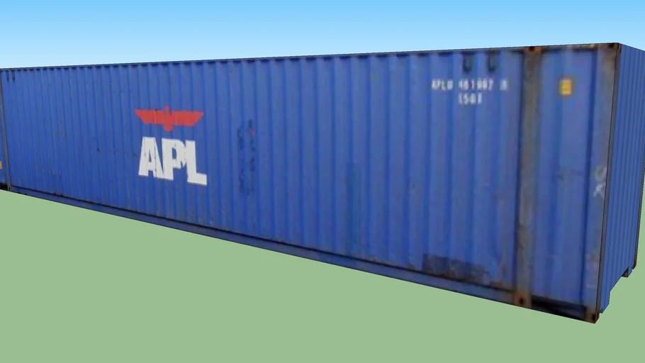APL Container 45' | 3D Warehouse