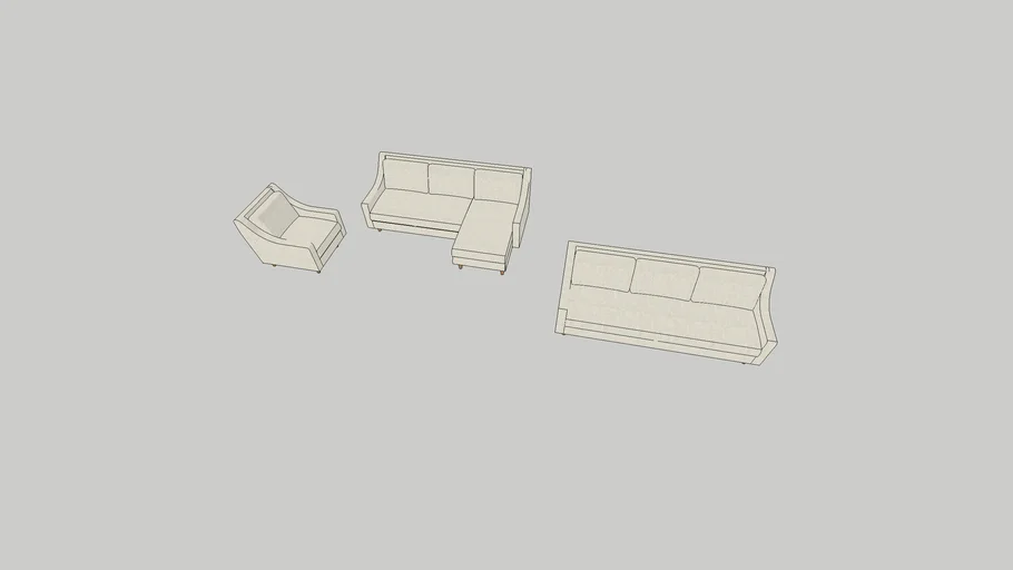 sofa richmond - classico | 3D Warehouse