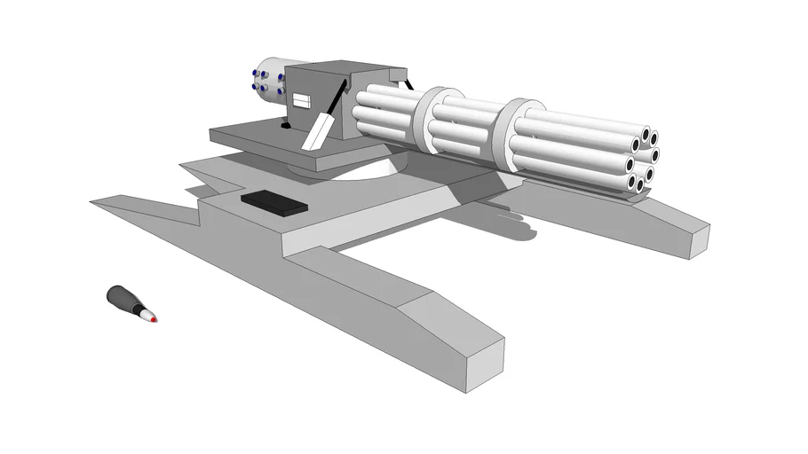 Gattling Cannon | 3D Warehouse