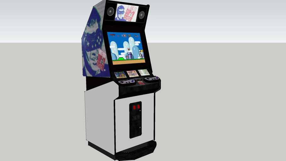 Nintendo Super System arcade game | 3D Warehouse