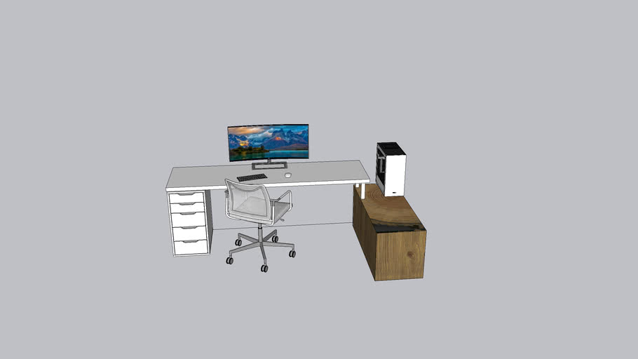 Dream gaming desk | 3D Warehouse