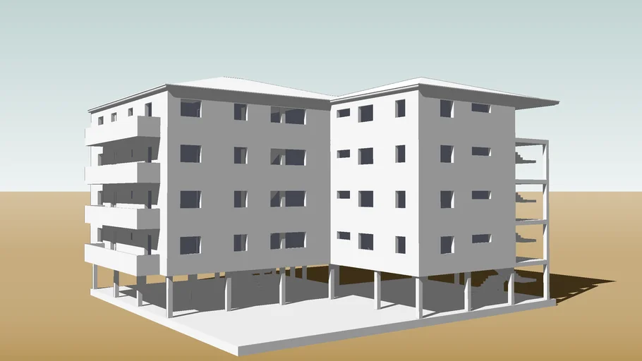 bloque de pisos | 3D Warehouse