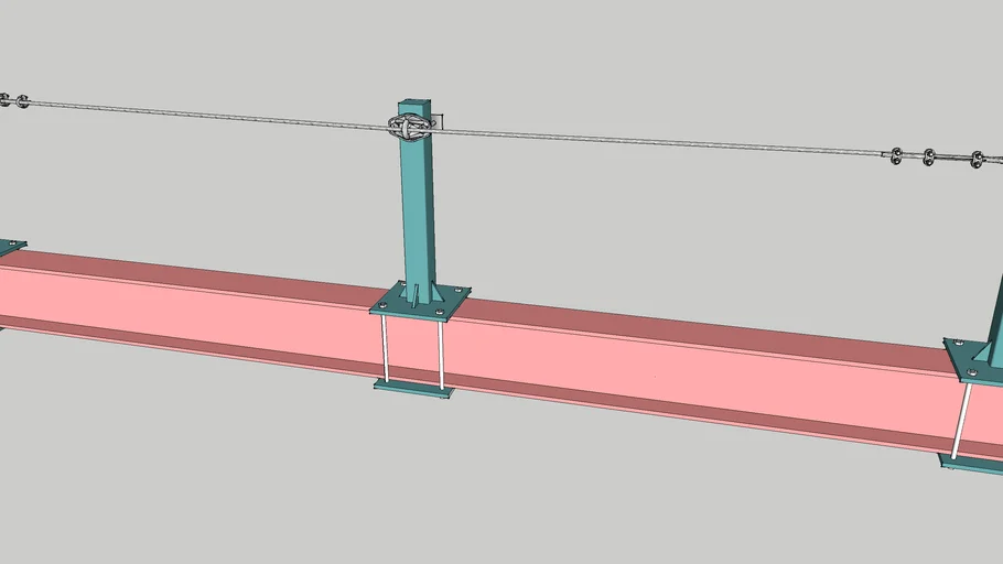 linea de vida, safelive | 3D Warehouse