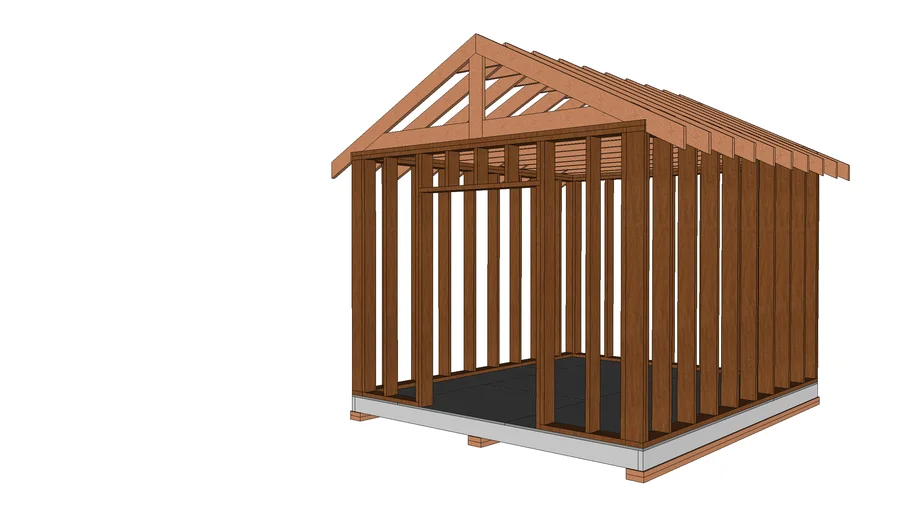 TOOLS SHED FRAME CONSTRUCTION | 3D Warehouse