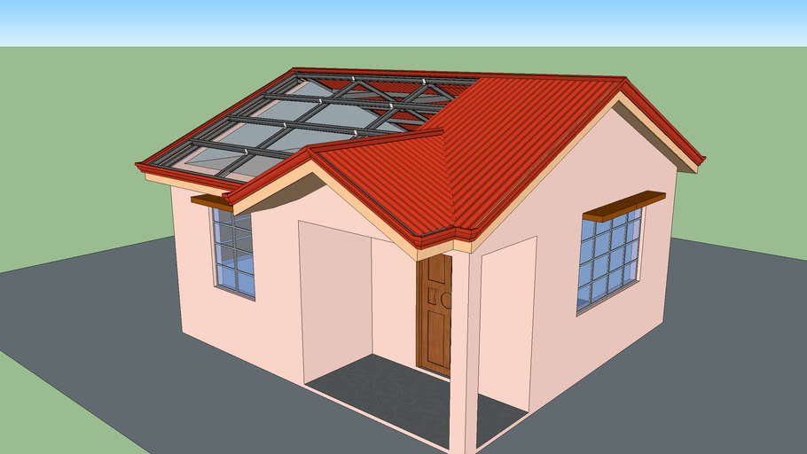 Corrugated Roofing with Truss | 3D Warehouse
