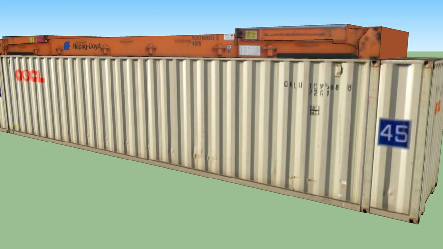 Container Double Stack | 3D Warehouse