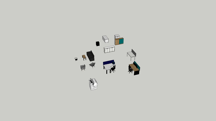 Office Furniture | 3D Warehouse