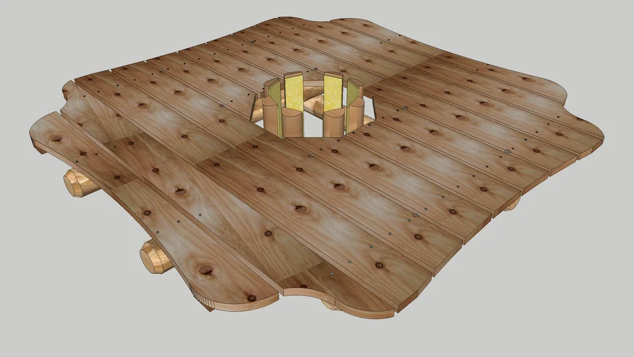 Ropes Course Plattform 1,75m | 3D Warehouse