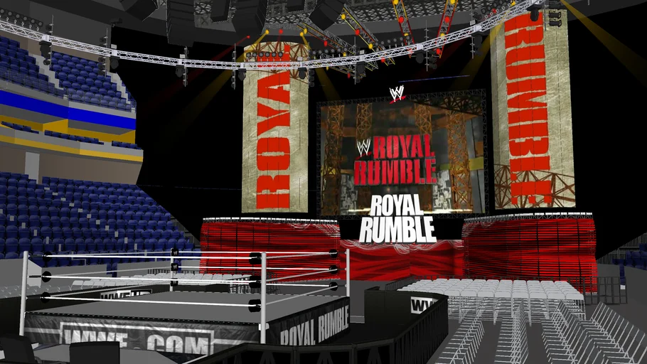 WWE Royal Rumble 2011 arena | 3D Warehouse
