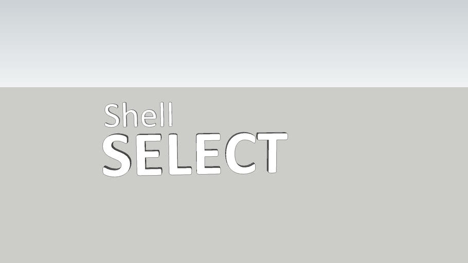 Shell select logo | 3D Warehouse