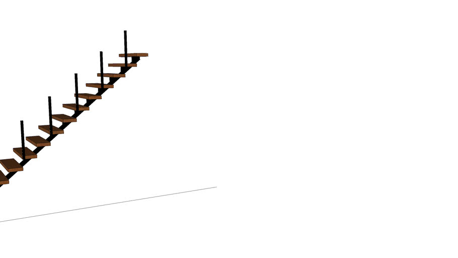 Floating Staircase | 3D Warehouse