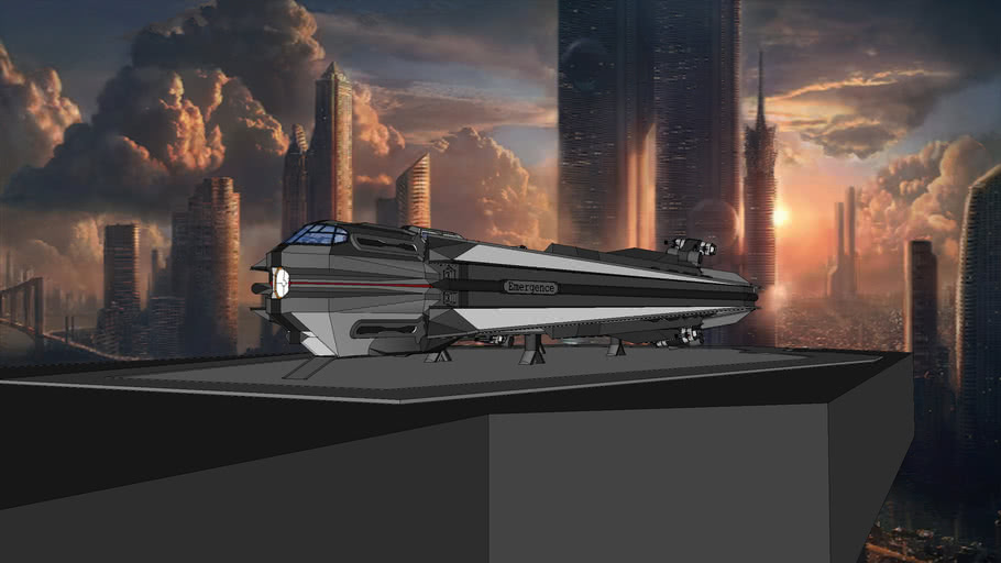 INSF Eleos Class Corvette-Emergence | 3D Warehouse