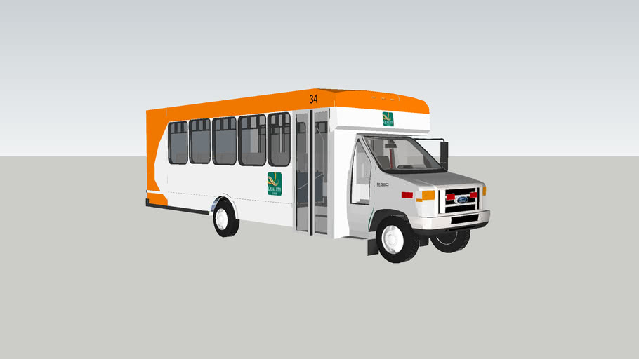 Starcraft Allstar (25 pass) quality inn hotel shuttle bus (Ford) | 3D ...