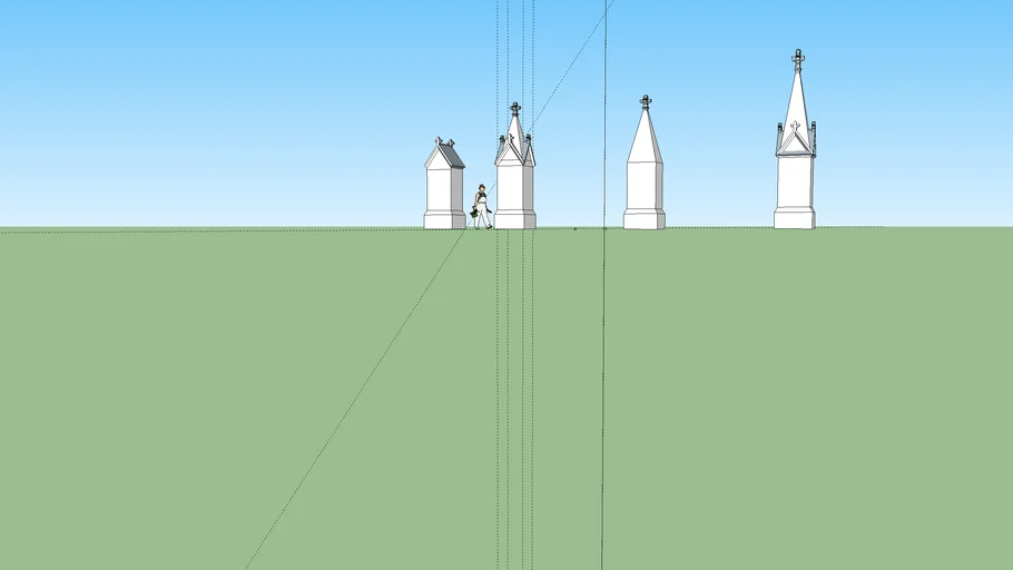 Gothic Pinacles | 3D Warehouse