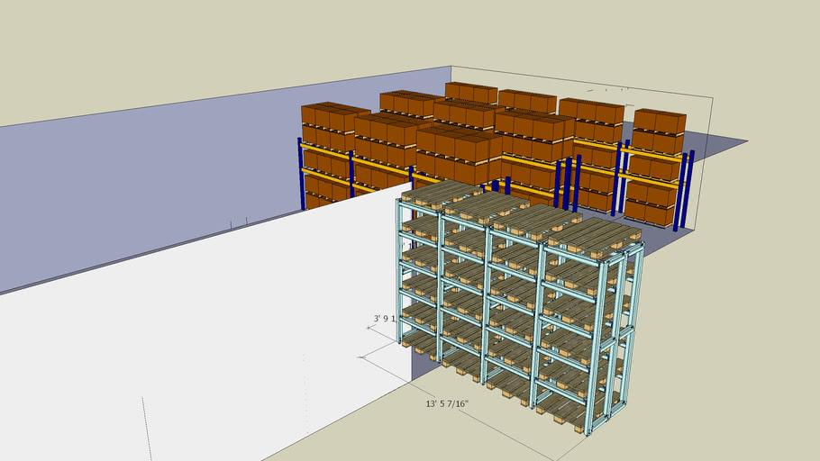 Pallet Rack | 3D Warehouse
