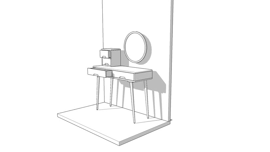 MAKE UP TABLE | 3D Warehouse