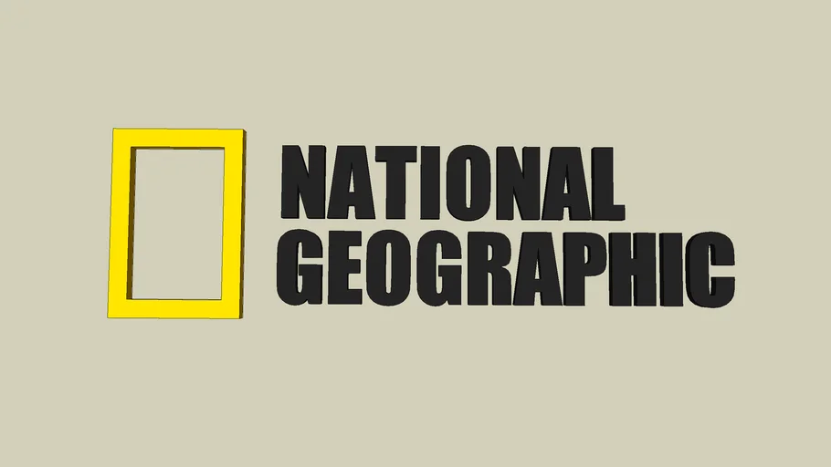 National Geographic Logo | 3D Warehouse