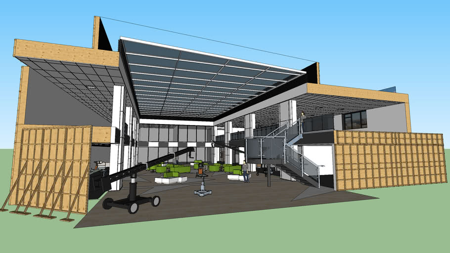 Television Studio Set: Office Atrium | 3D Warehouse