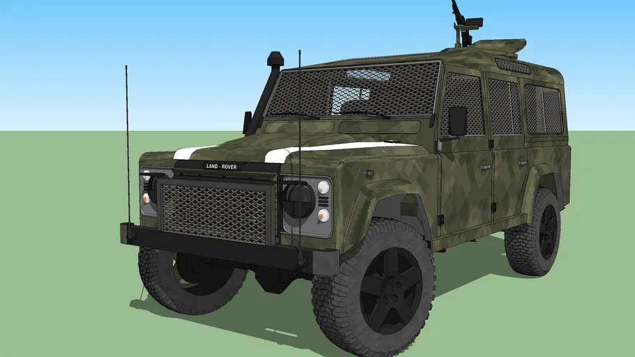 Land Rover Defender military | 3D Warehouse