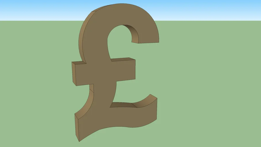 British Pound symbol | 3D Warehouse
