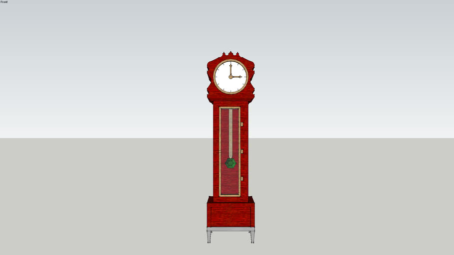 Grandfather Clock | 3D Warehouse
