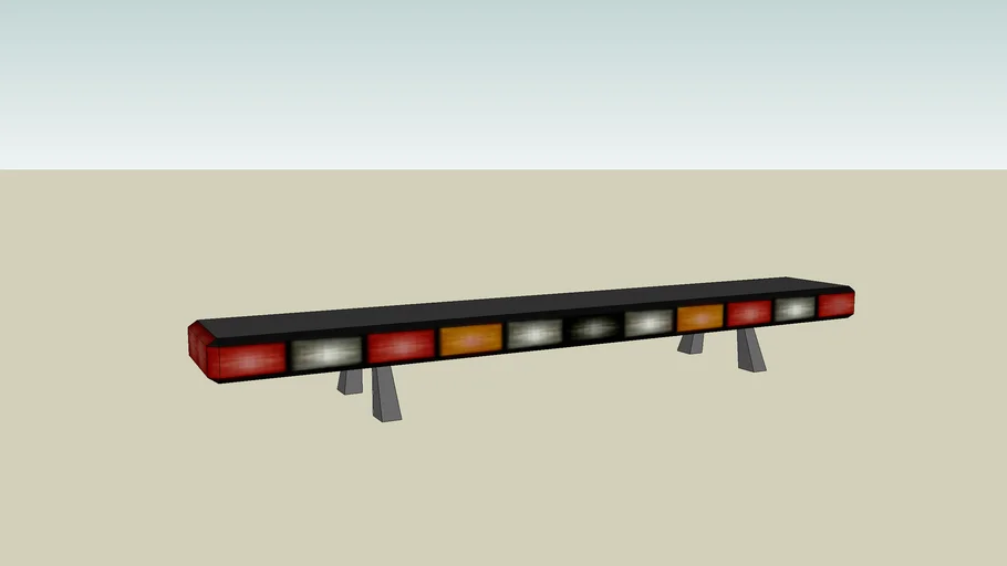 Lightbar fire | 3D Warehouse