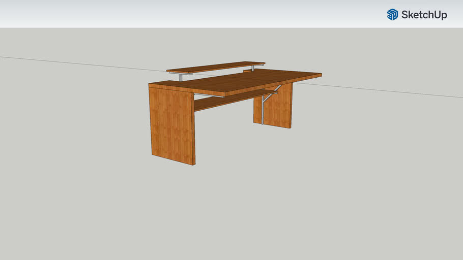 The Ultimate Gaming Desk | 3D Warehouse