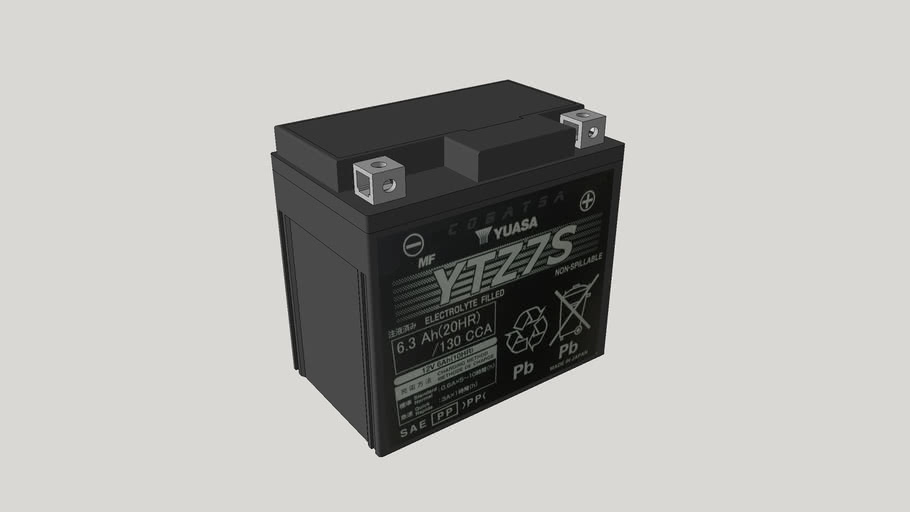 Yuasa YTZ7S cobatsa | 3D Warehouse