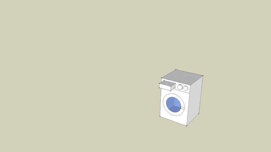 washing machine | 3D Warehouse