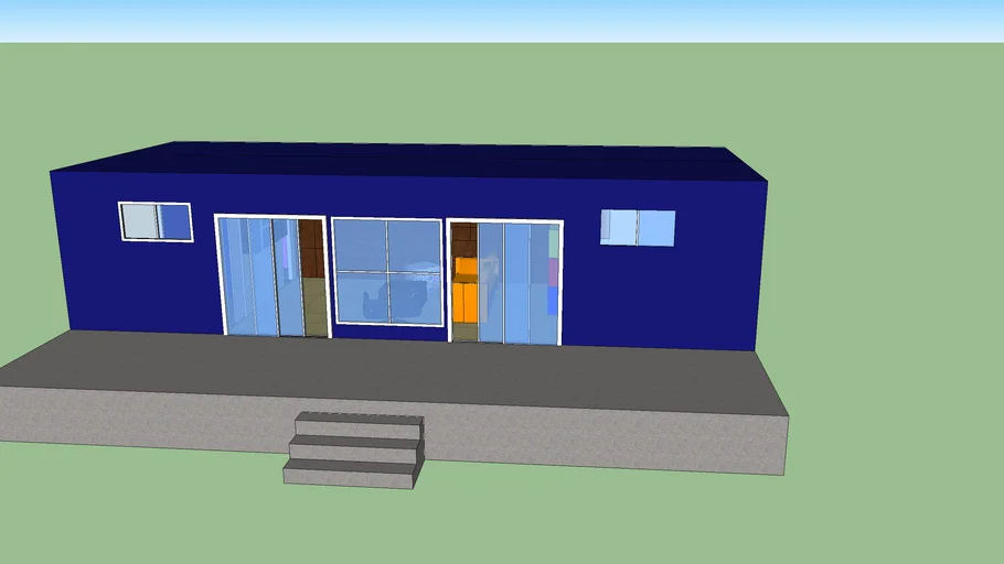 Storage Container House with Transforming Furniture | 3D Warehouse