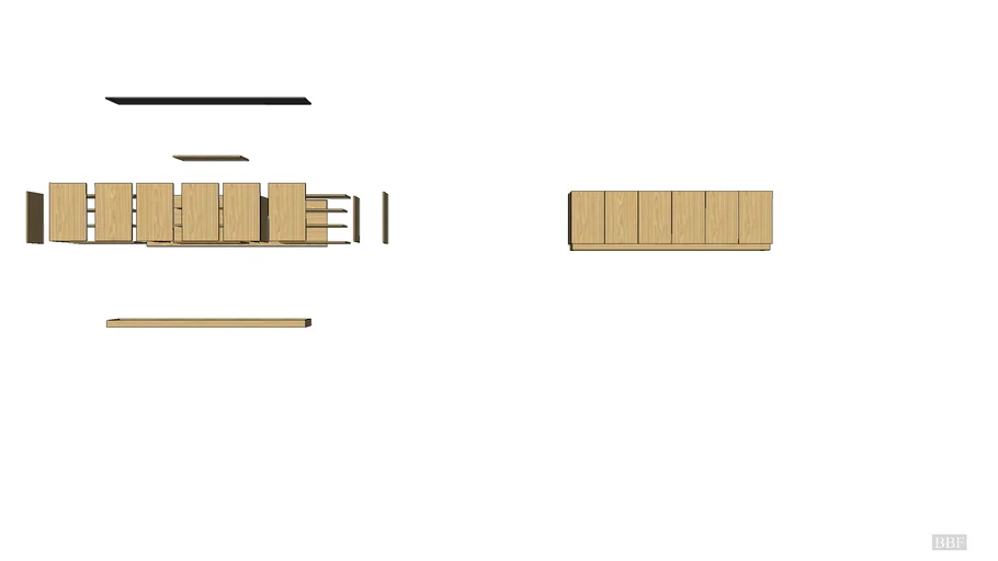 Sideboard unit workshop plans | 3D Warehouse