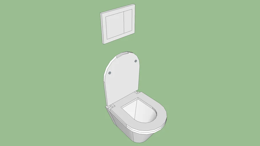Simple Toilet | 3D Warehouse