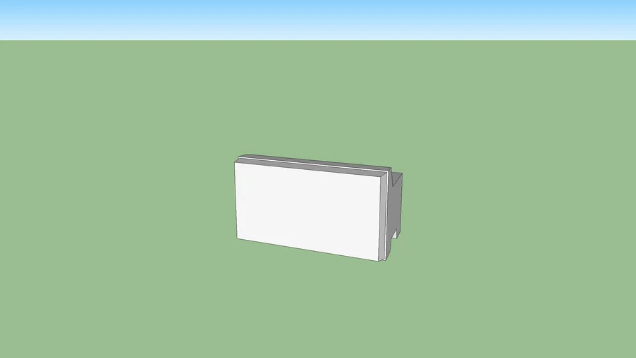 Recess Full Landscape Block | 3D Warehouse