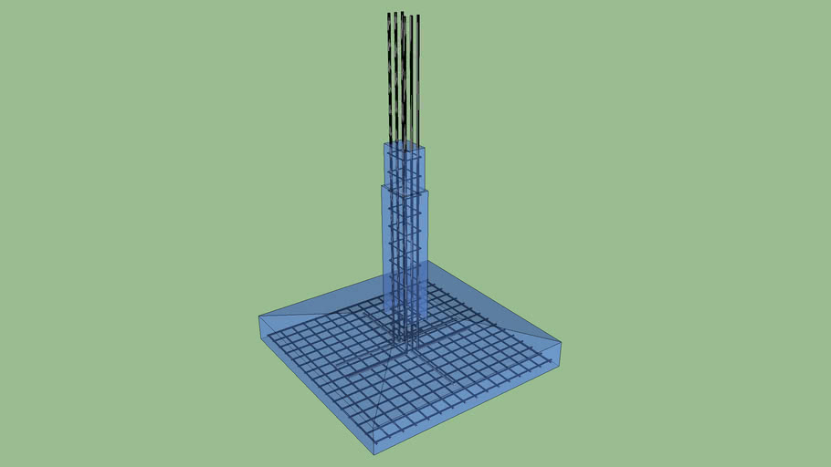 Reinforced Concrete Footing | 3D Warehouse