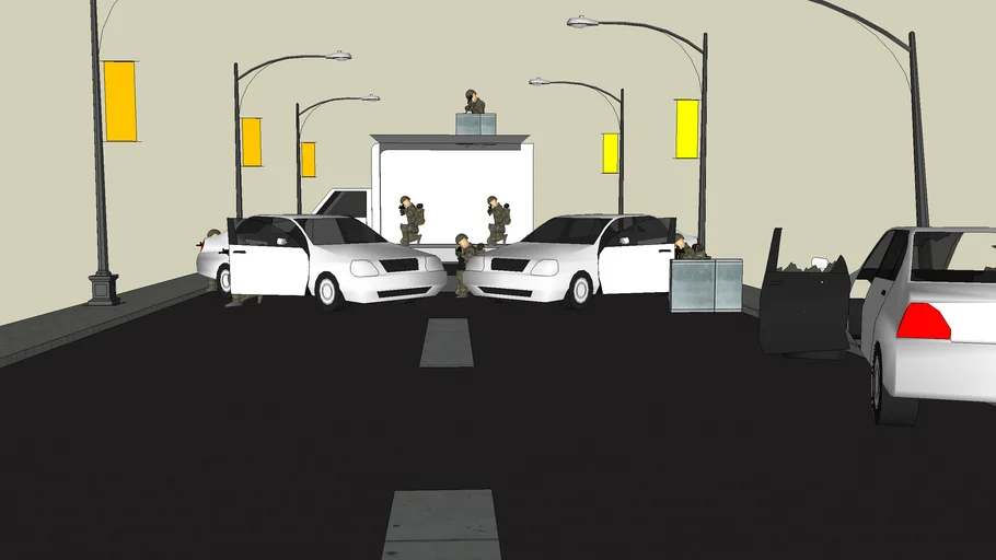 Roadblock | 3D Warehouse