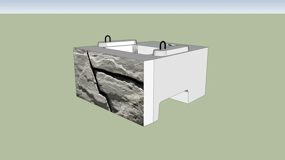 48in Mass Extender Block J1 | 3D Warehouse