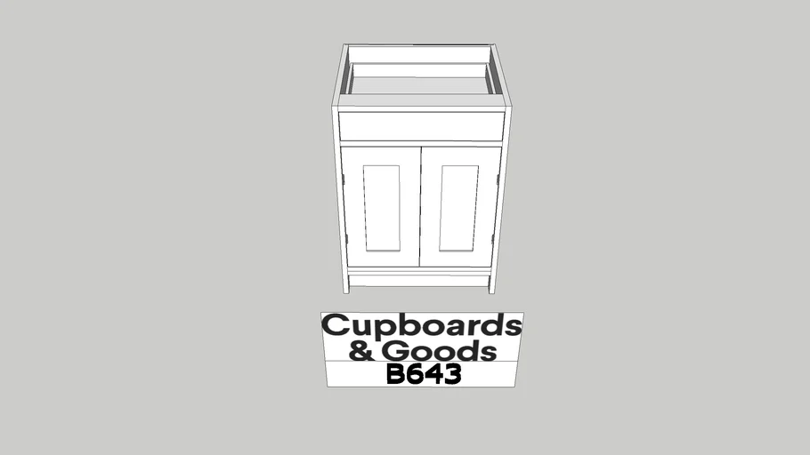 B643 by Cupboards & Goods | 3D Warehouse