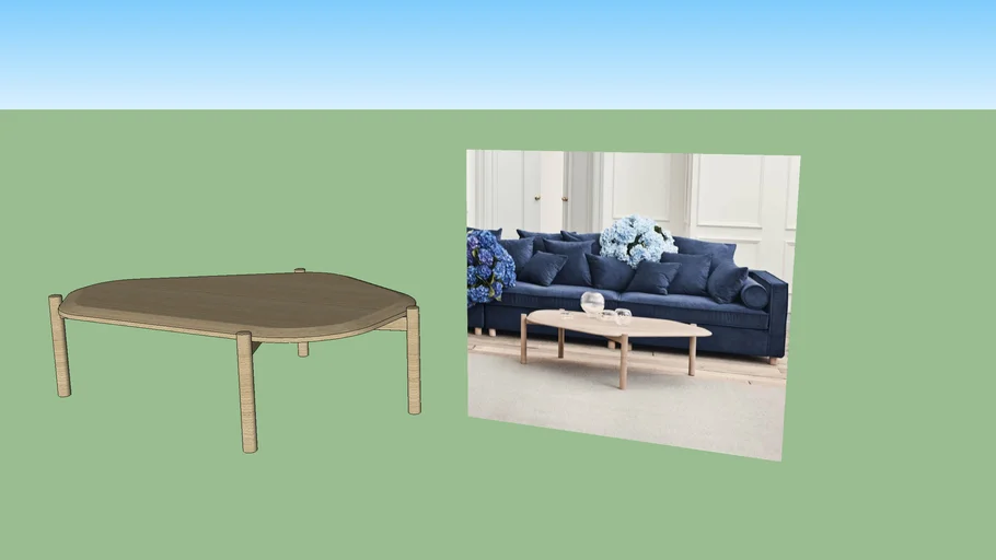 Island Coffee Table | 3D Warehouse