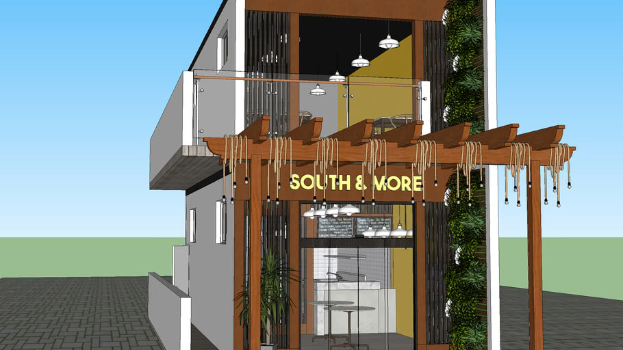 South & More Restaurant Design | 3D Warehouse