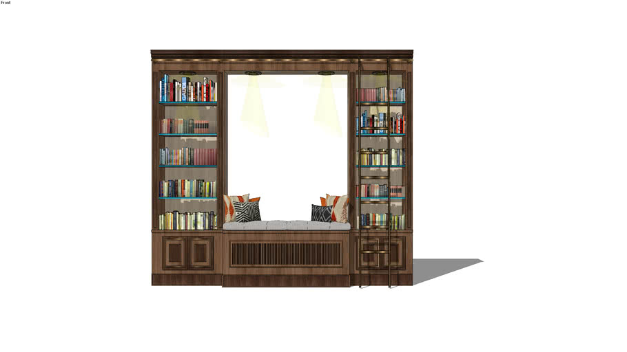 Picture Window Bookcase | 3D Warehouse