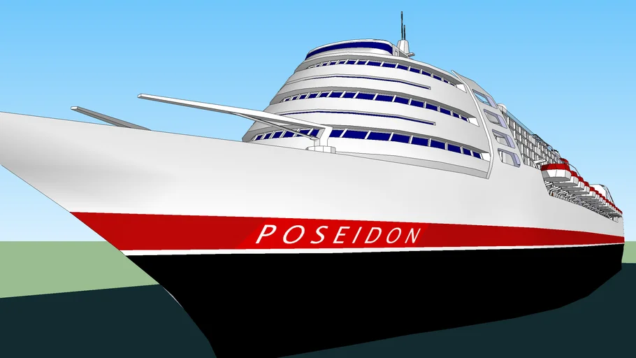 Poseidon Ship Drawing