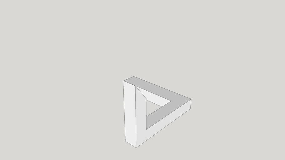 impossible triangle | 3D Warehouse